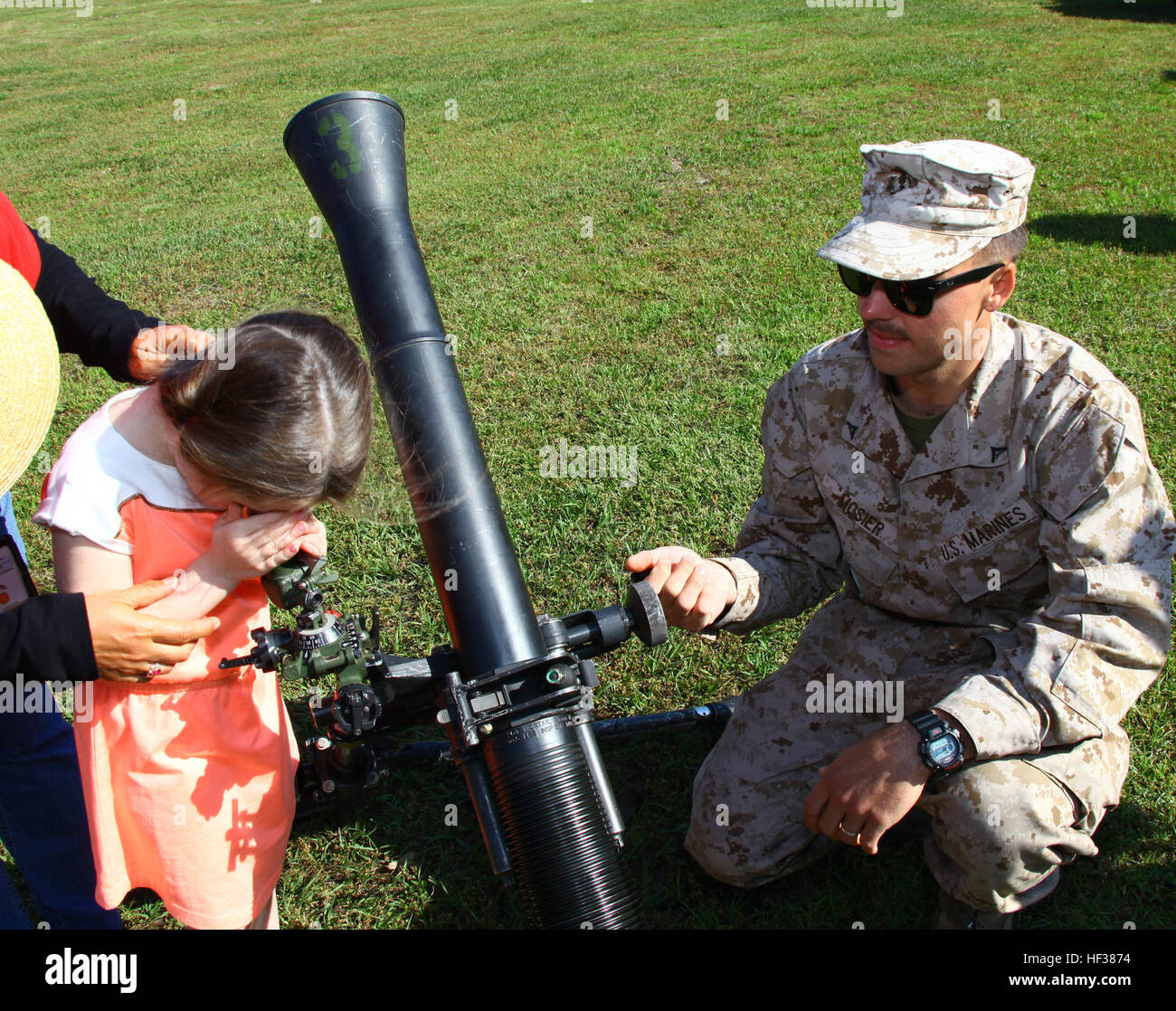 U.S. Marine Corps Lance Cpl. Tony C. Mosier Jr., motarman with 1st ...