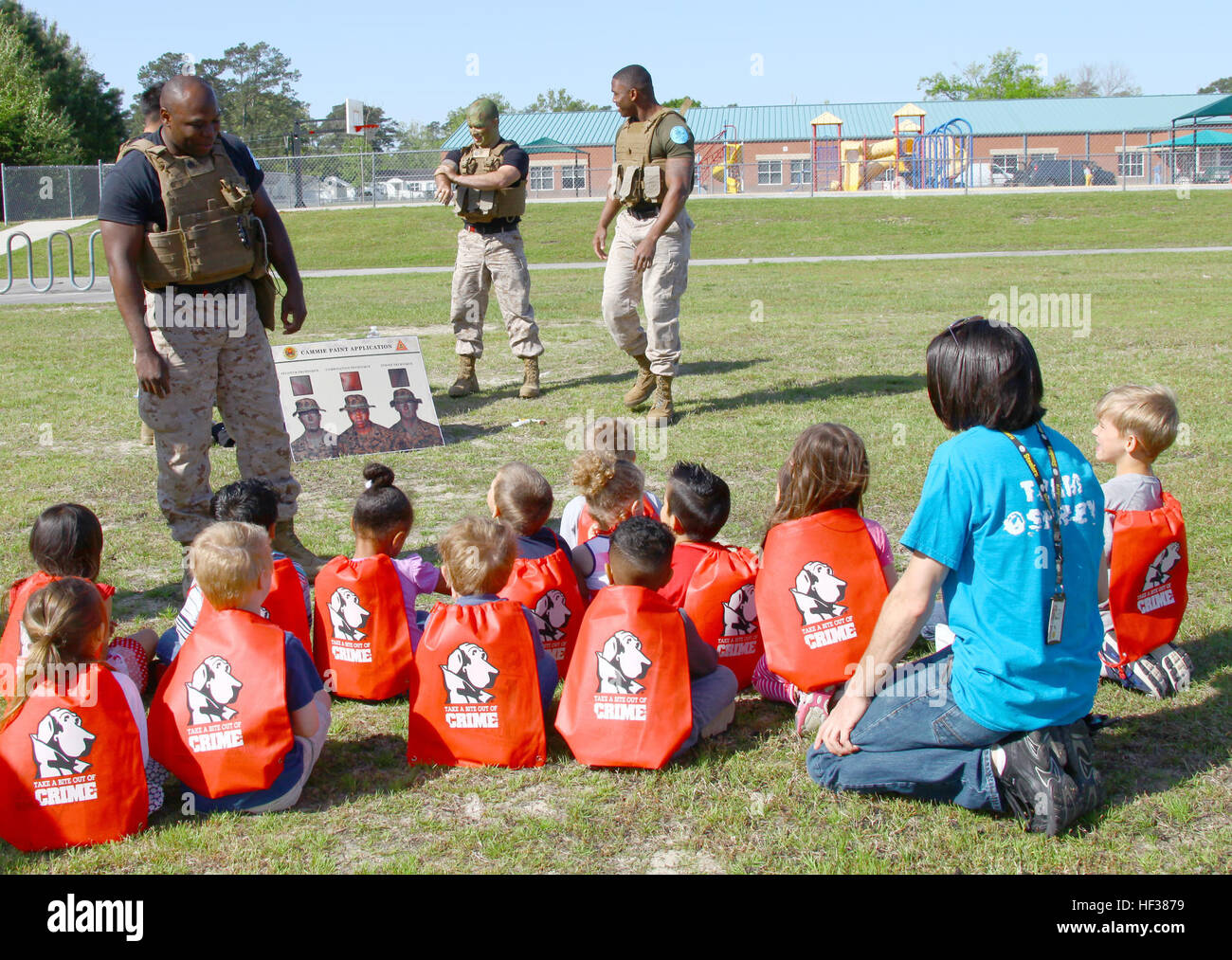 U.S. Marine Corps Staff Sgt. Earl Clark II, combat instructor attached ...