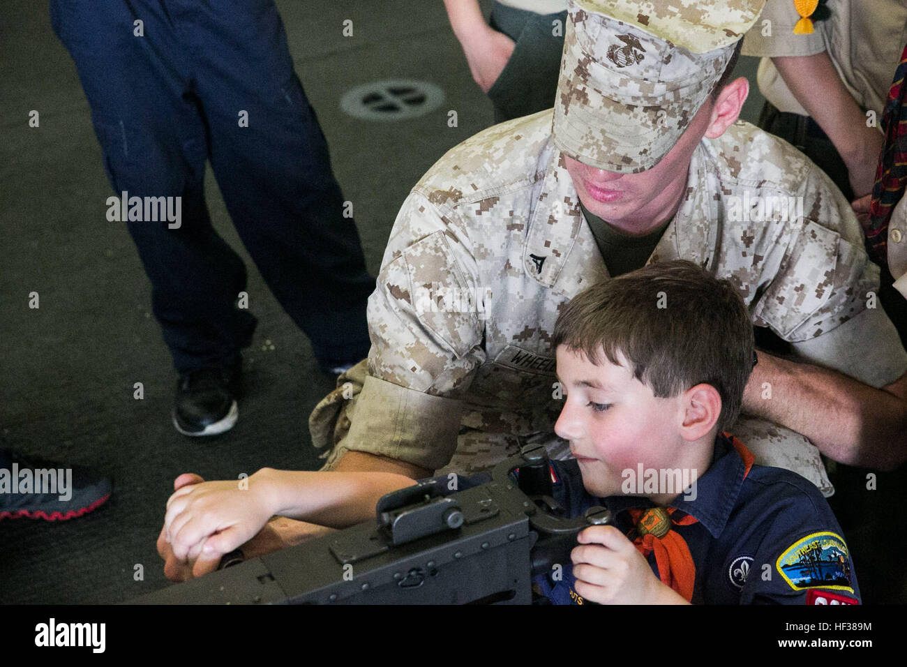 U.S. Marine Corps Lance Cpl. Charlie Wheeler, with the 22nd Marine ...