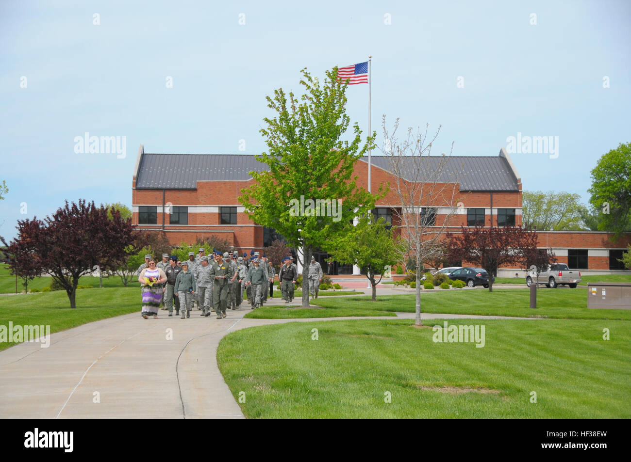 The 906th Air Refueling Squadron held an outdoor memorial walk at Scott ...