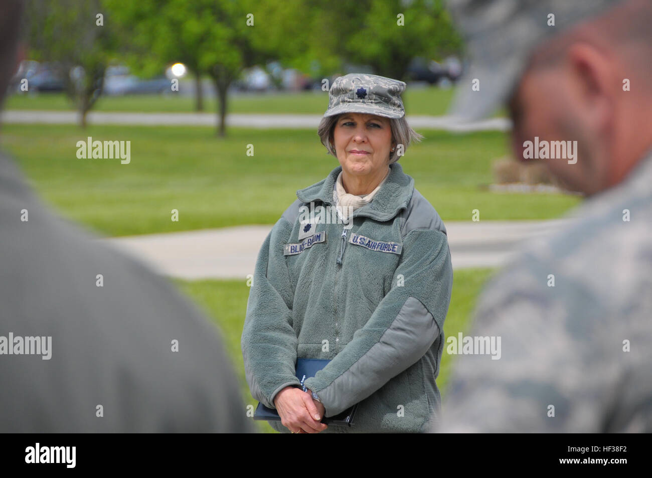 Lt. Col. Christine Blice-Baum, a chaplain with the 375th Air Mobility ...