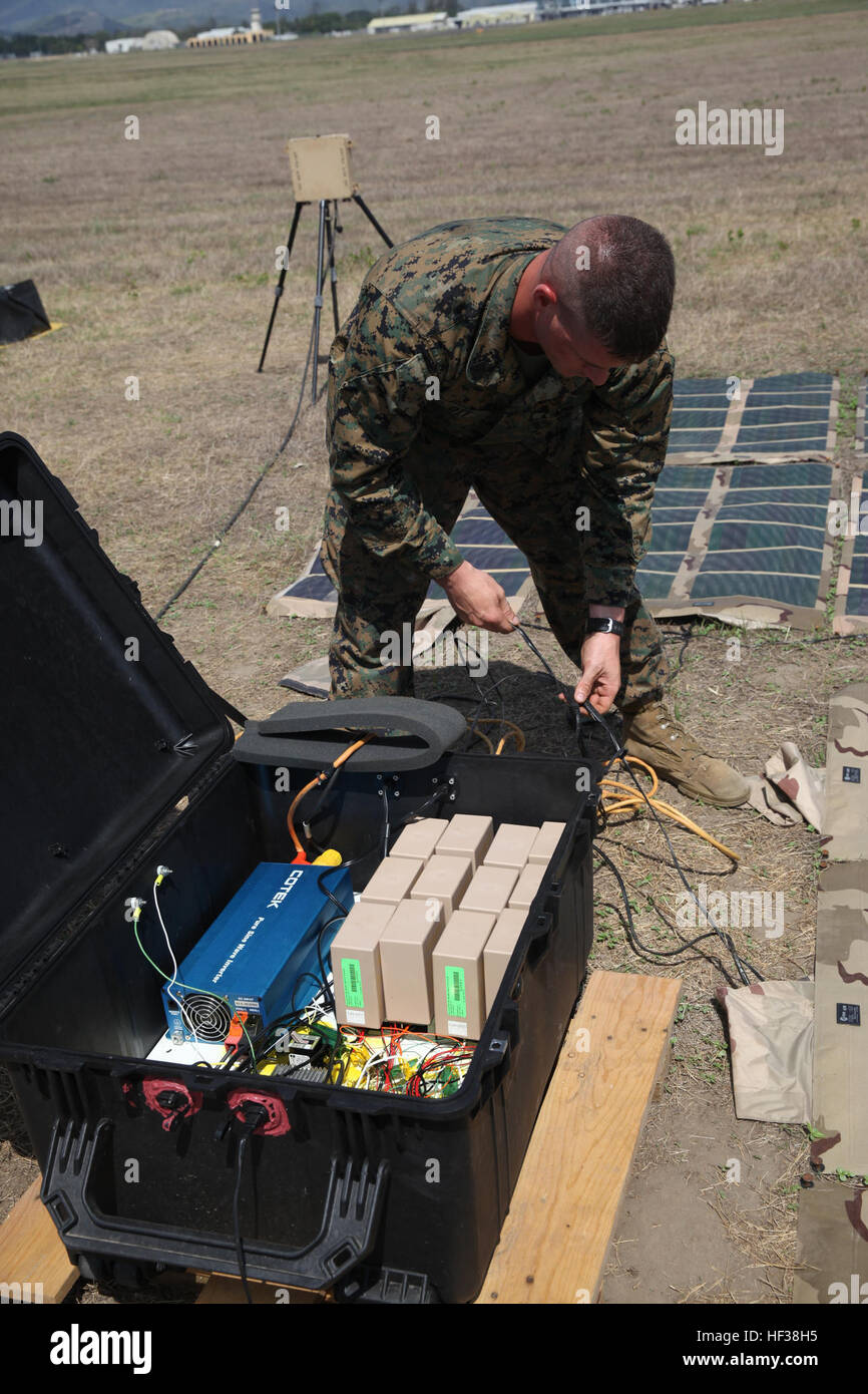 Gunnery Sgt. Michael Ott, the navigational aids chief for Marine Air ...