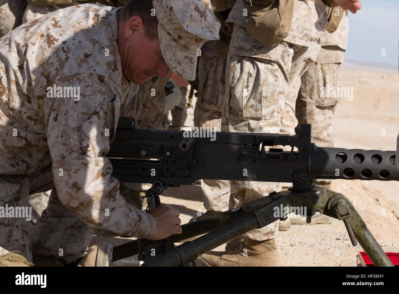U.S. Marine Corps Chief Warrant Officer 3 Eric M. Brown, gunner with ...