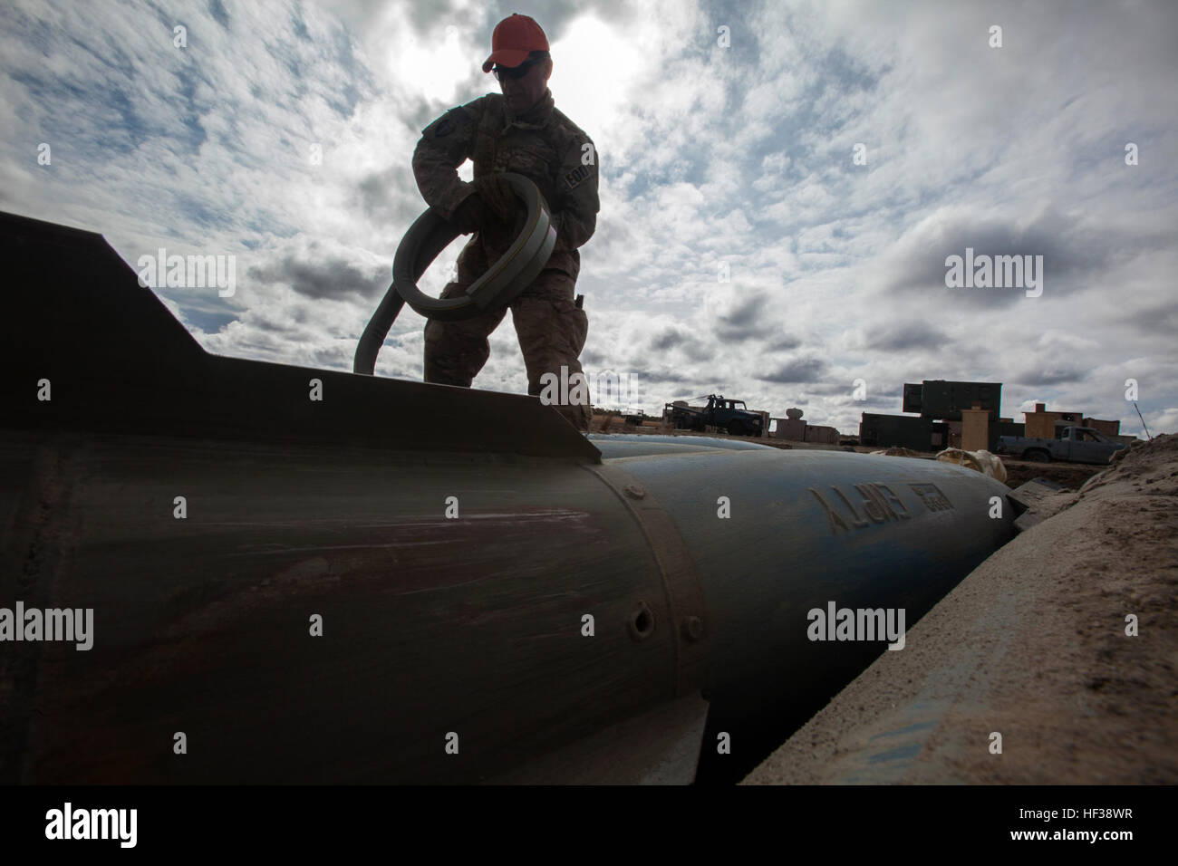 Explosive Ordnance Disposal personnel from the 177th Fighter Wing and ...