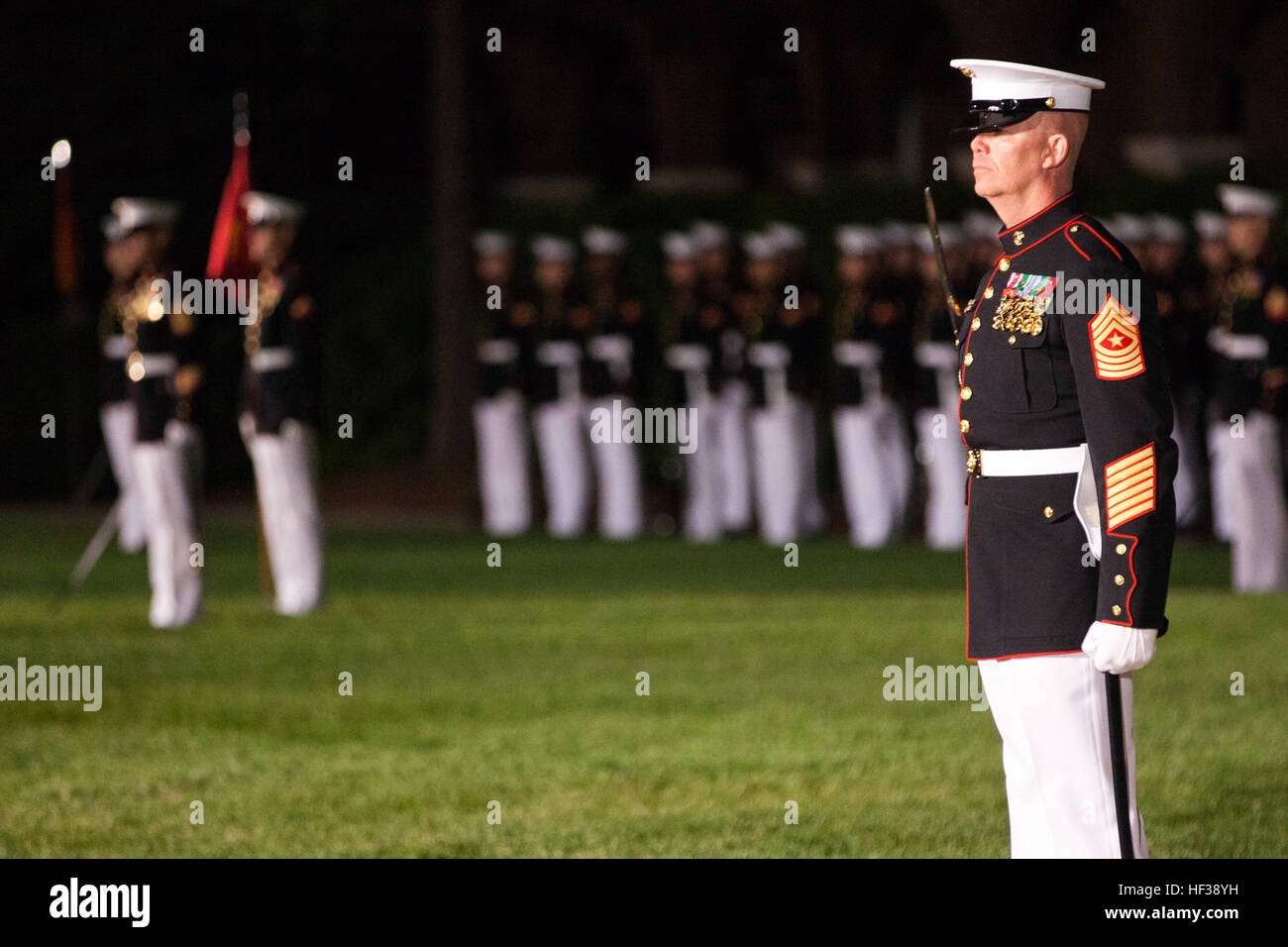 U.S. Marine Corps Sgt. Maj. Joseph Gray, sergeant major of Marine ...