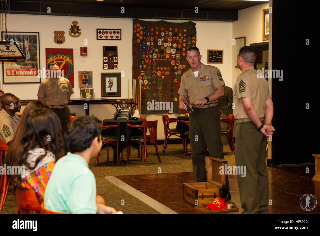 U.S. Marine Corps 1st Sgt. Jay Heitink, Alpha Company first sergeant ...