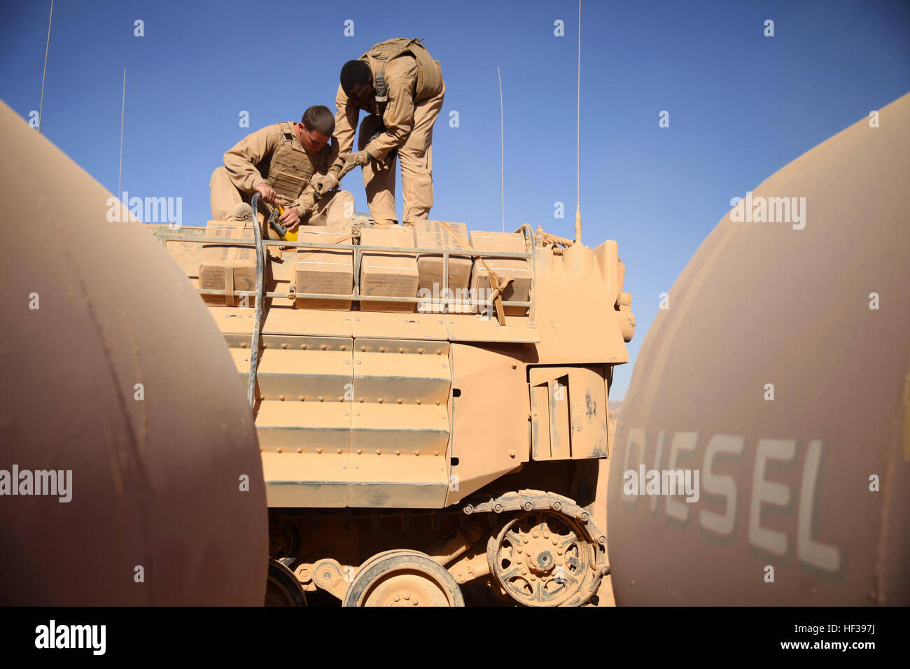 Amphibious assault vehicle crewmen hi-res stock photography and images ...