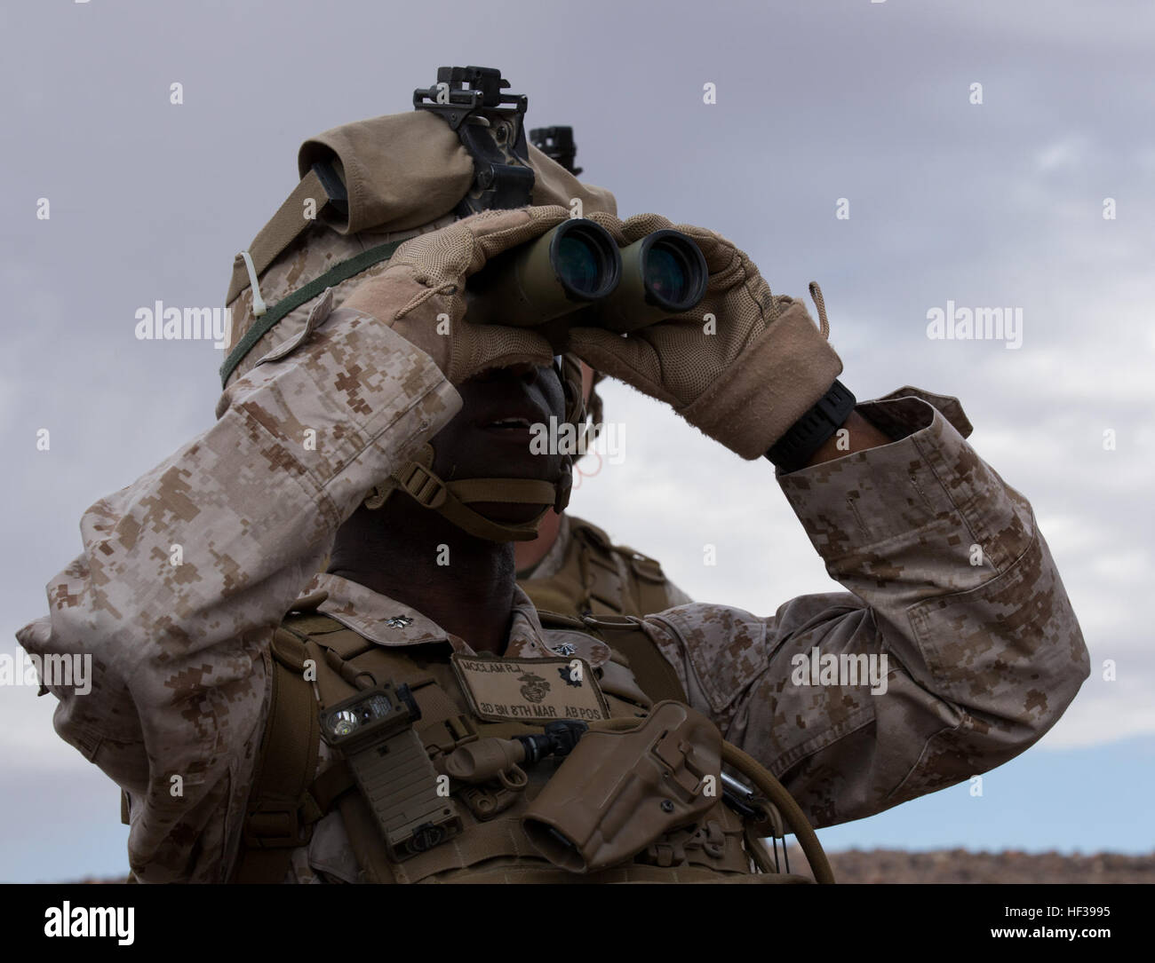 U.S. Marine Corps Lt. Col. Reginald J. McClam, commanding officer, 3rd ...