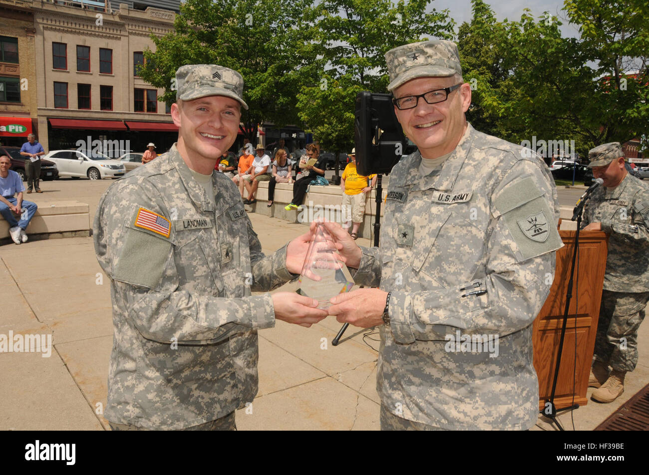 Reserve component army band soldier of the year hi-res stock ...