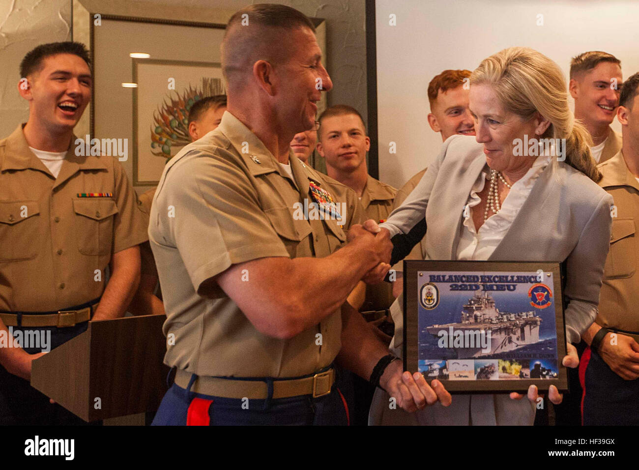 U.S. Marine Corps Col. William R. Dunn, 22nd Marine Expeditionary Unit ...