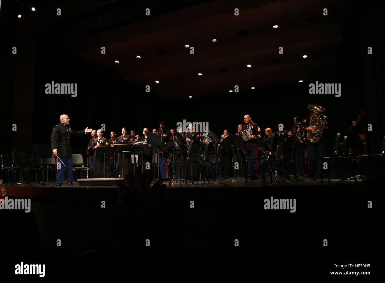 U.S. Marine Chief Warrant Officer 2 Stephen Giove, band officer, Parris ...