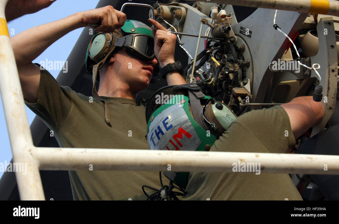 Lance Cpl. Edward Britten-Kelly, an avionics technician with Marine ...