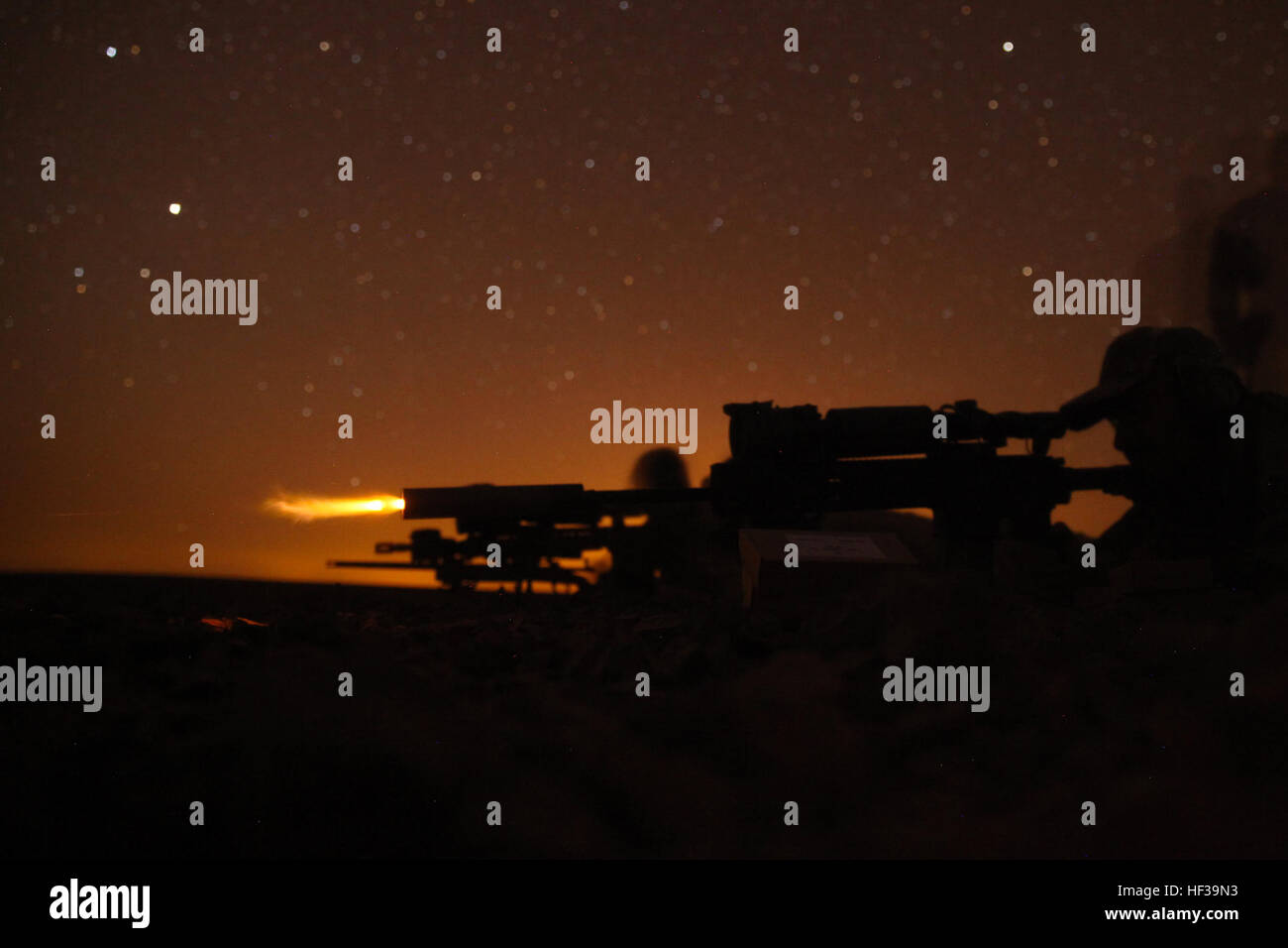 An Italian Marine fires an HK-417 rifle during a bilateral live-fire ...