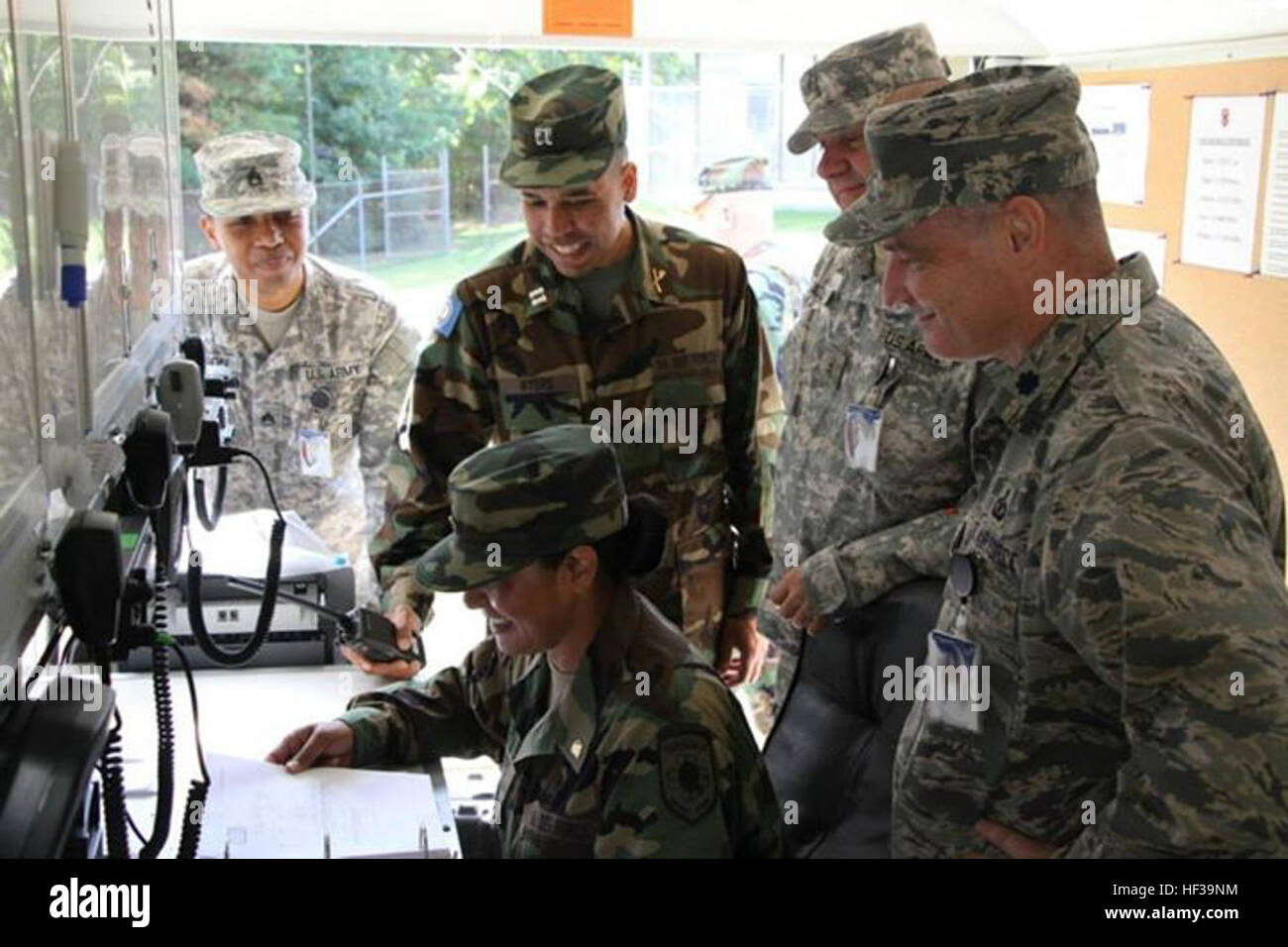 Virginia Defense Force and National Guard communications exercise Stock ...