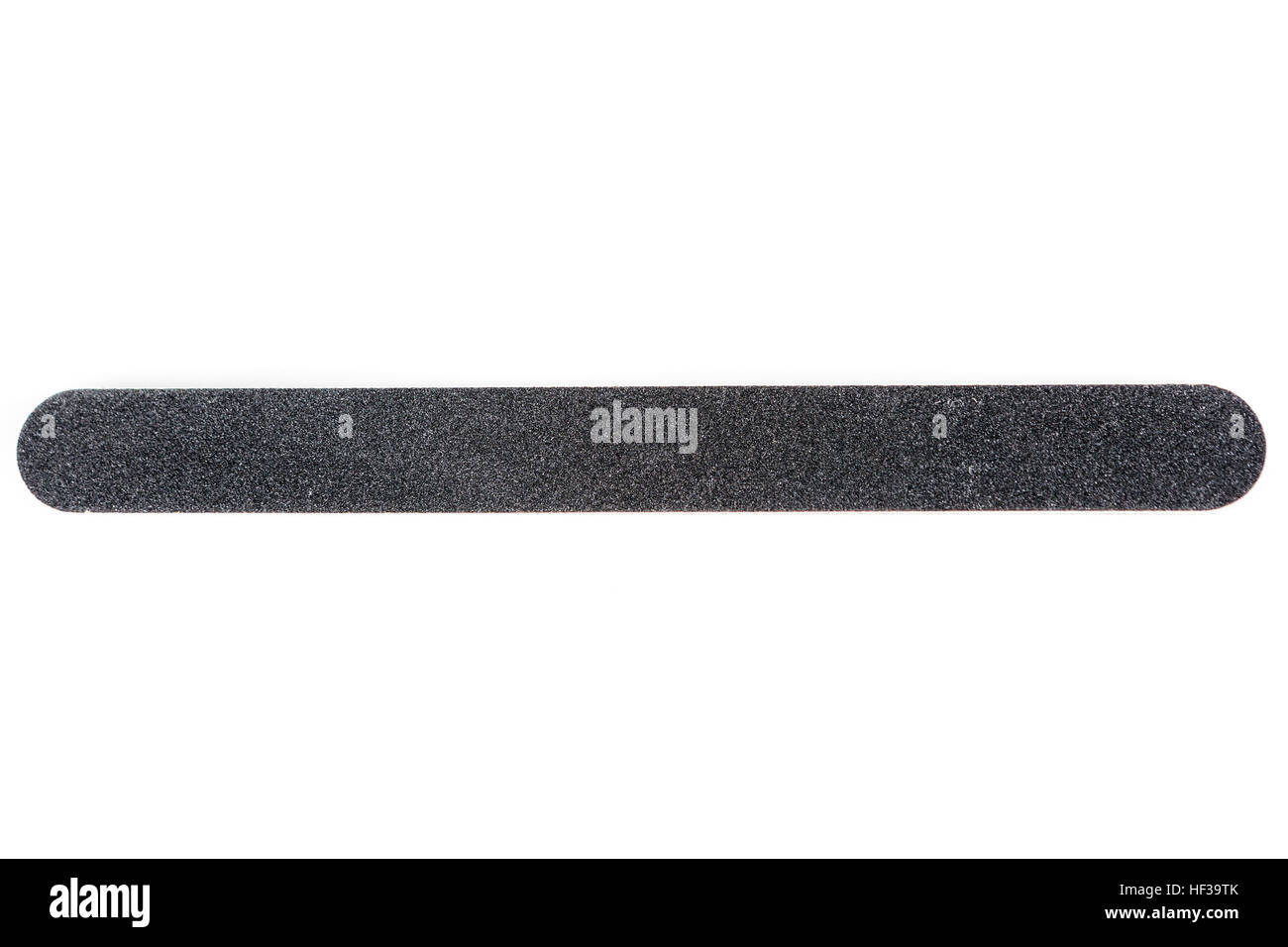 Large black emery board isolated on white background Stock Photo - Alamy