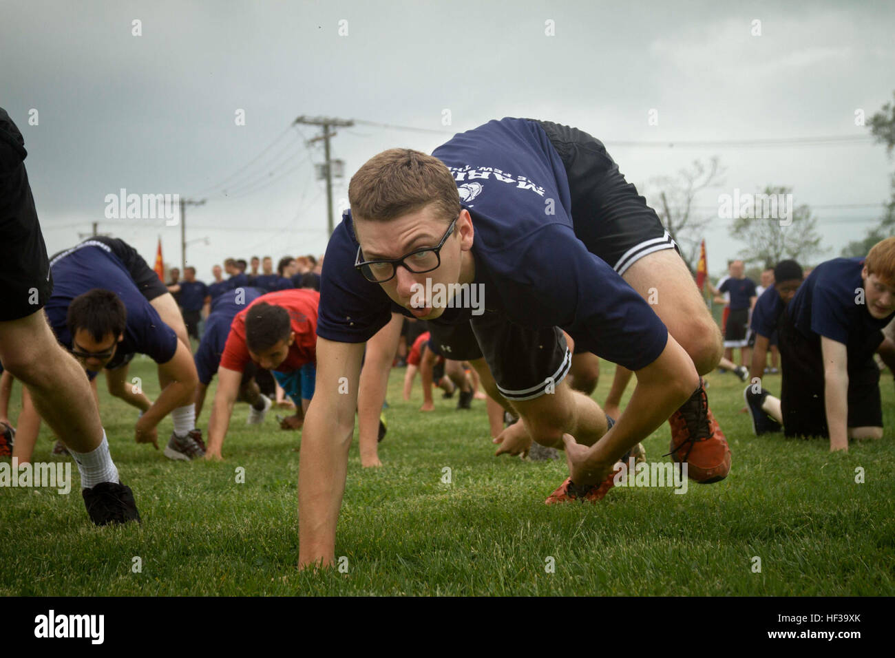 Cameron Pravlik, a member of the Marine Corps’ Delayed Entry Program ...