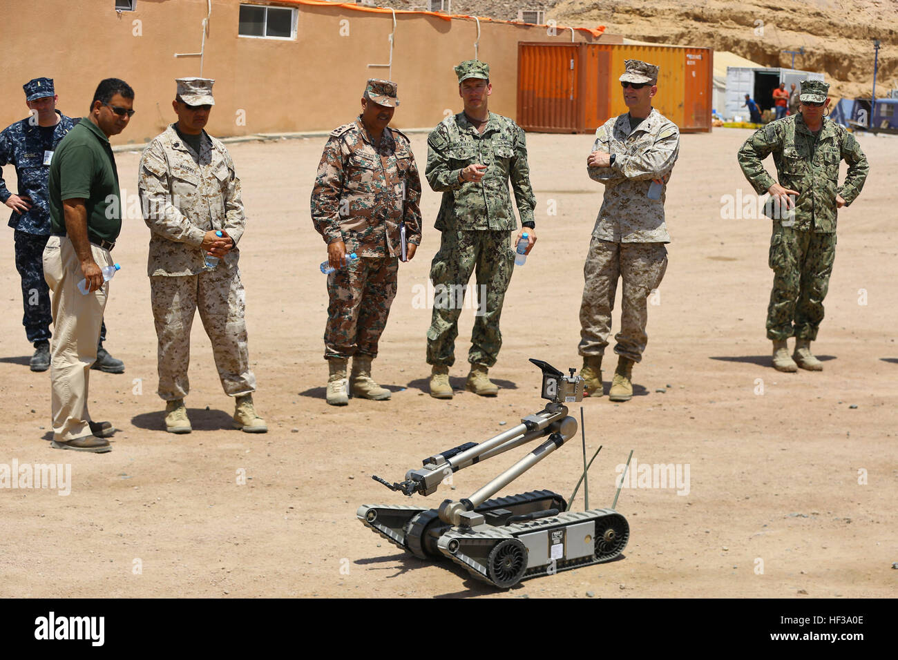 An iRobot 510 PackBot operated by U.S. Navy explosive ordnance ...