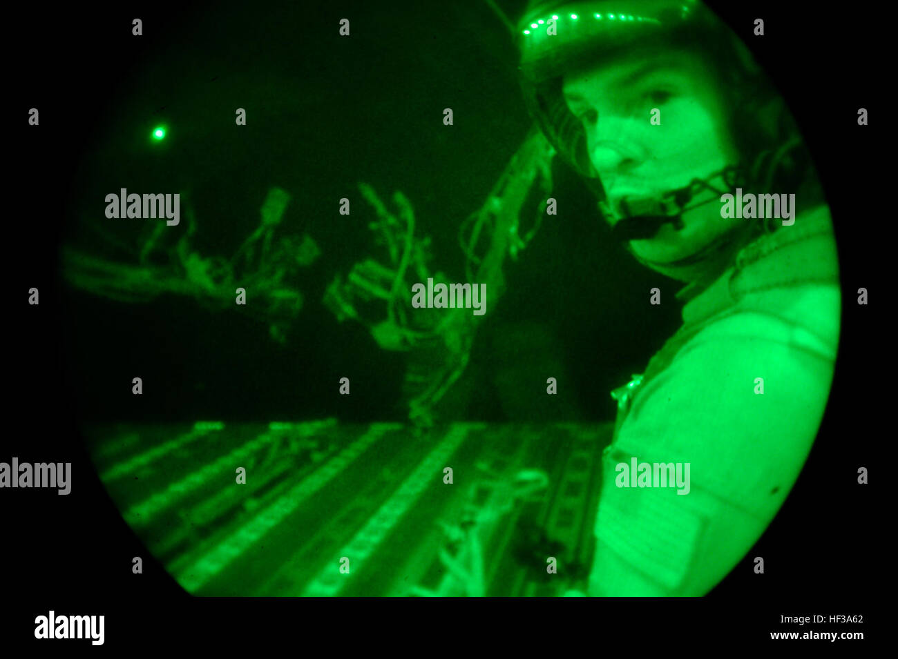 U.S. Air Force Senior Airman Bryce Kester, a loadmaster from the 817th ...