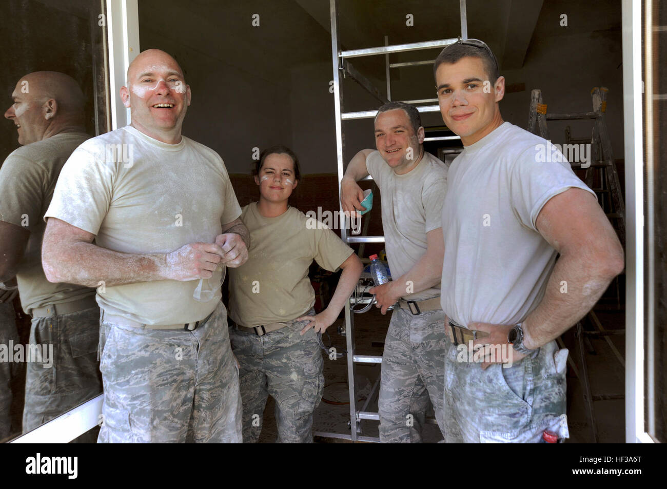 Oregon Air National Guardsmen (left to right) Chief Master Sgt. Brian ...