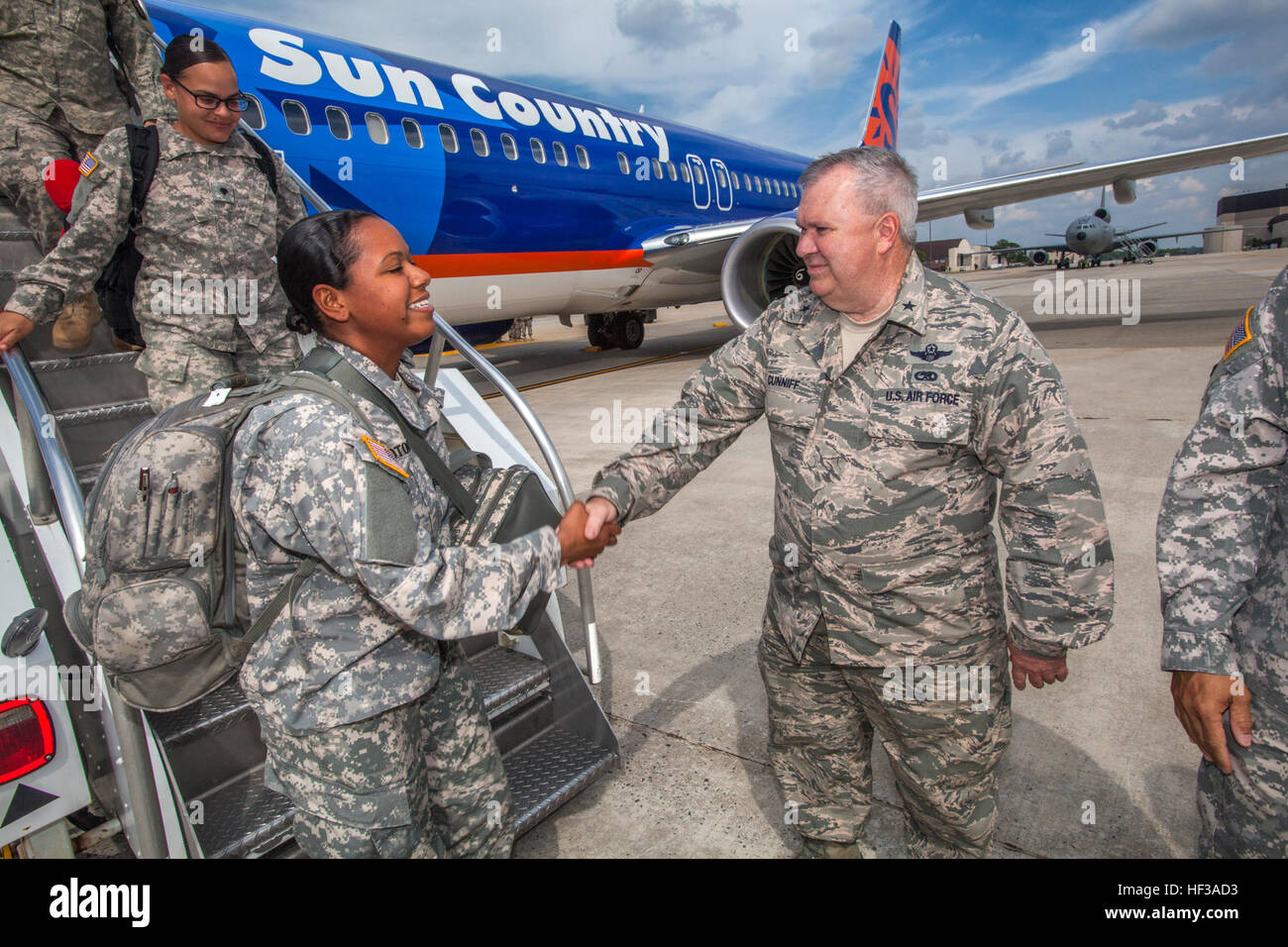 Brig. Gen. Michael L. Cunniff, right, the Adjutant General of New ...