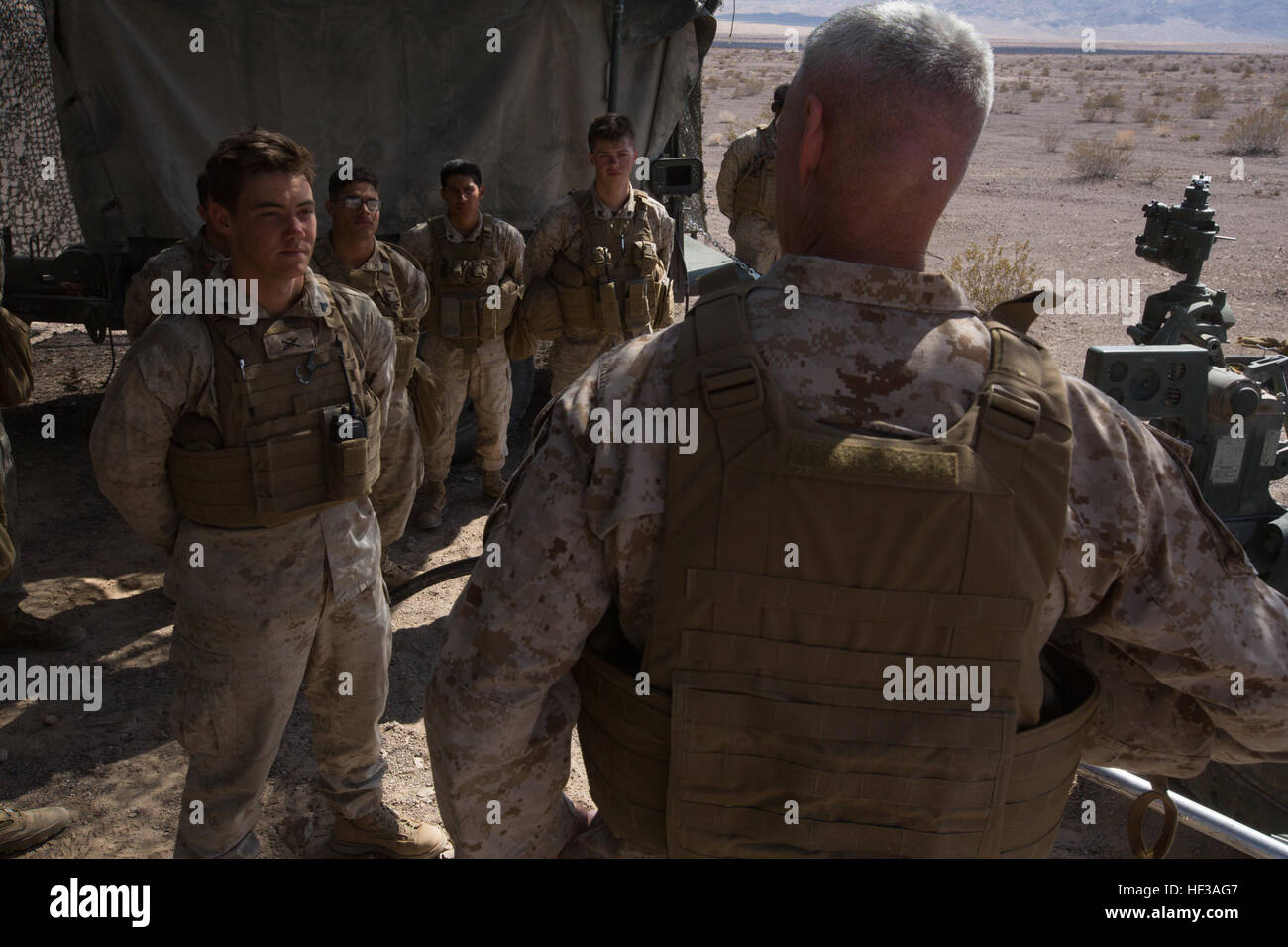 U.S. Marine Corps Maj. Gen. Brian D. Beaudreault, front, commanding ...