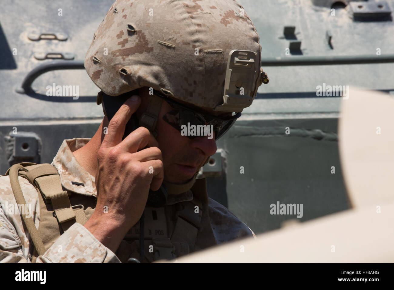 U.S. Marine Corps 1st Lt. Adam M. Fountain, scout sniper platoon ...