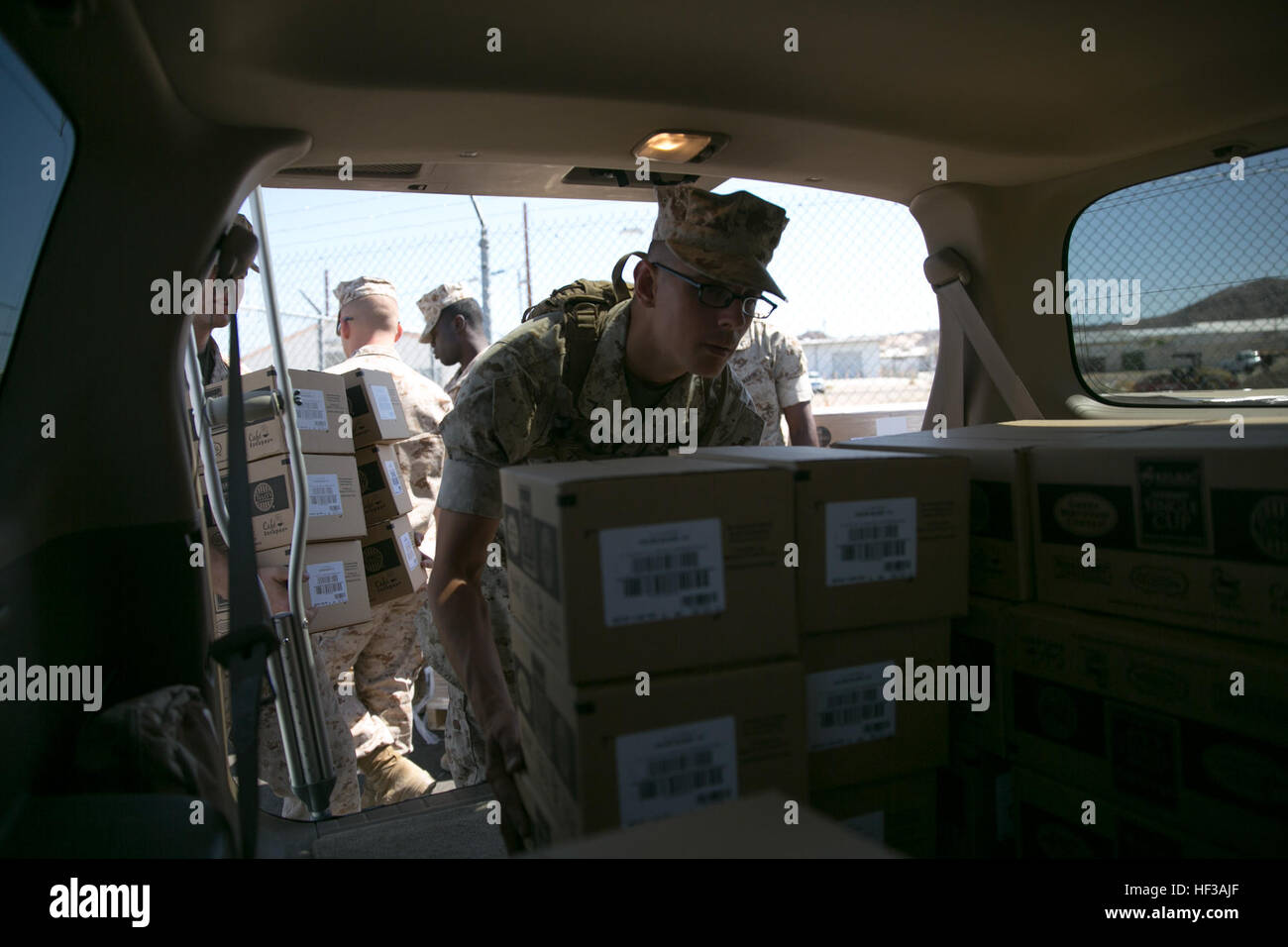 Pfc. Kristian James, student, Marine Corps Communication-Electronics ...