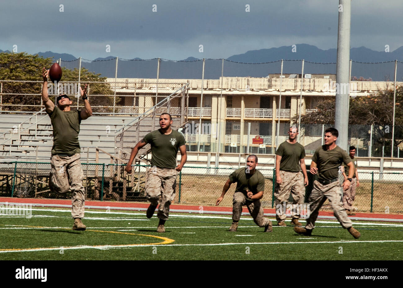 U.S. Marines with Lima Company, Battalion Landing Team 3rd Battalion ...