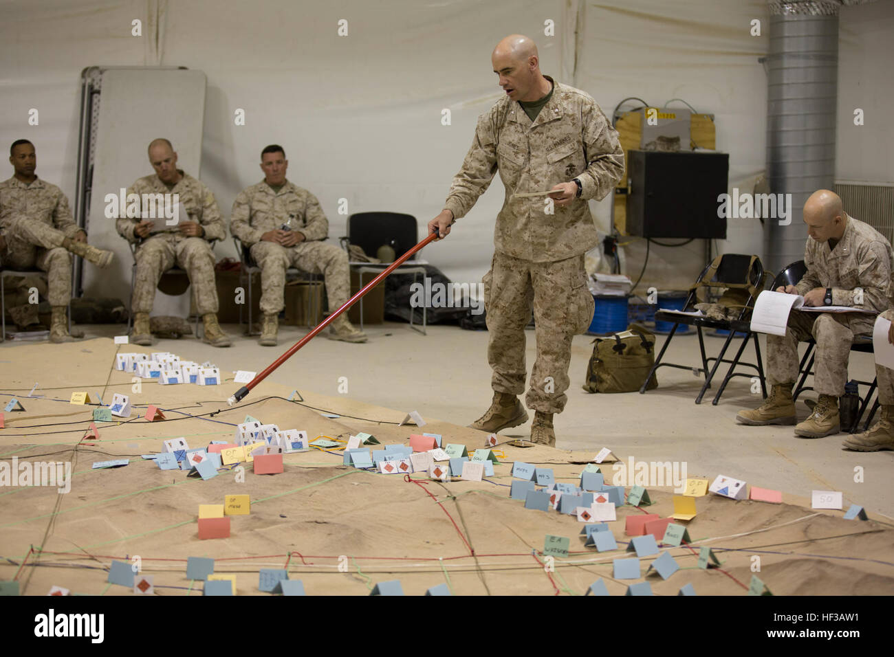 U.S. Marine Corps Lt. Col. Kemper A. Jones, operations officer with 6th ...
