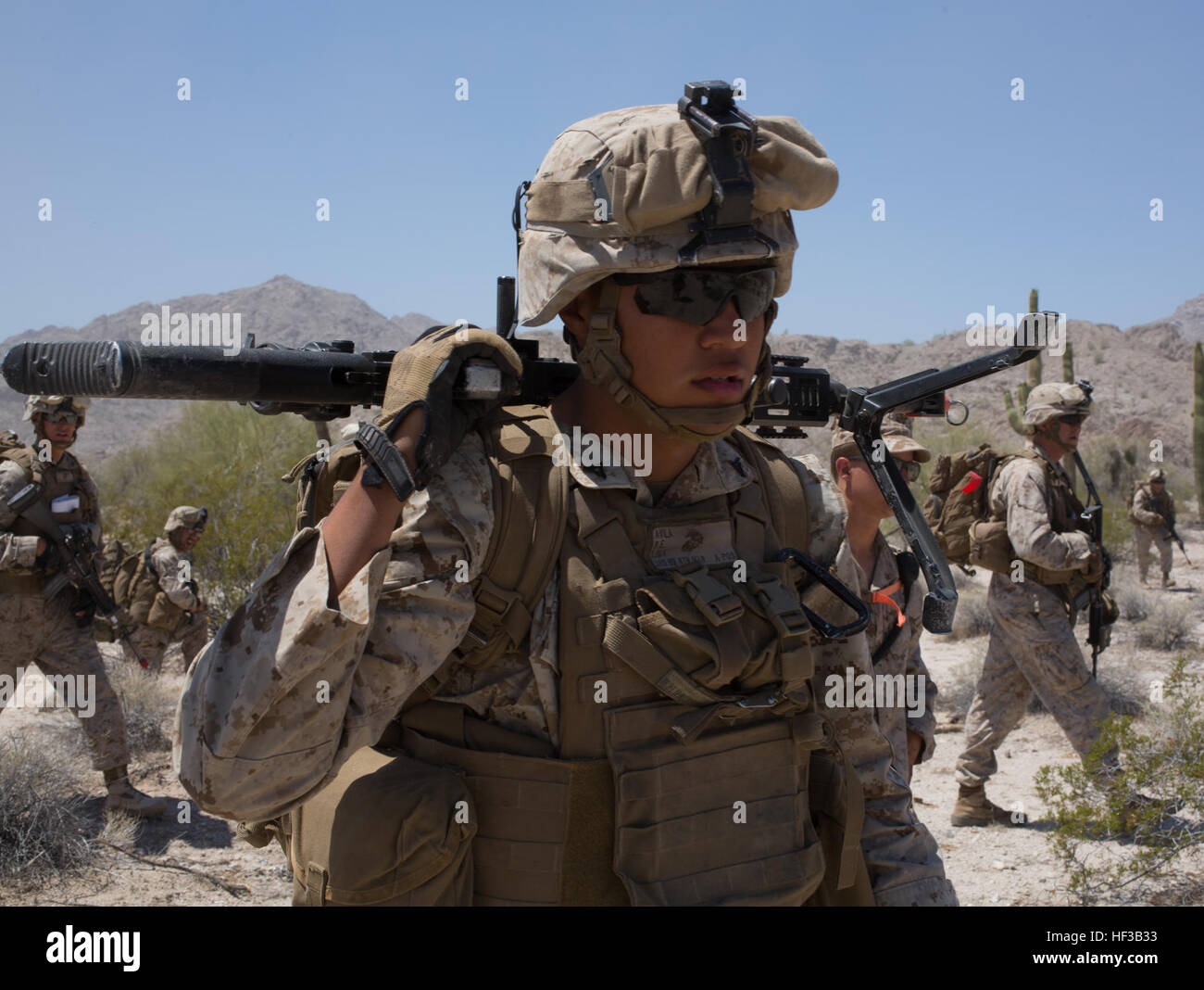 U.S. Marines with Lima Company, 3rd Battalion, 8th Marines, (3/8 ...