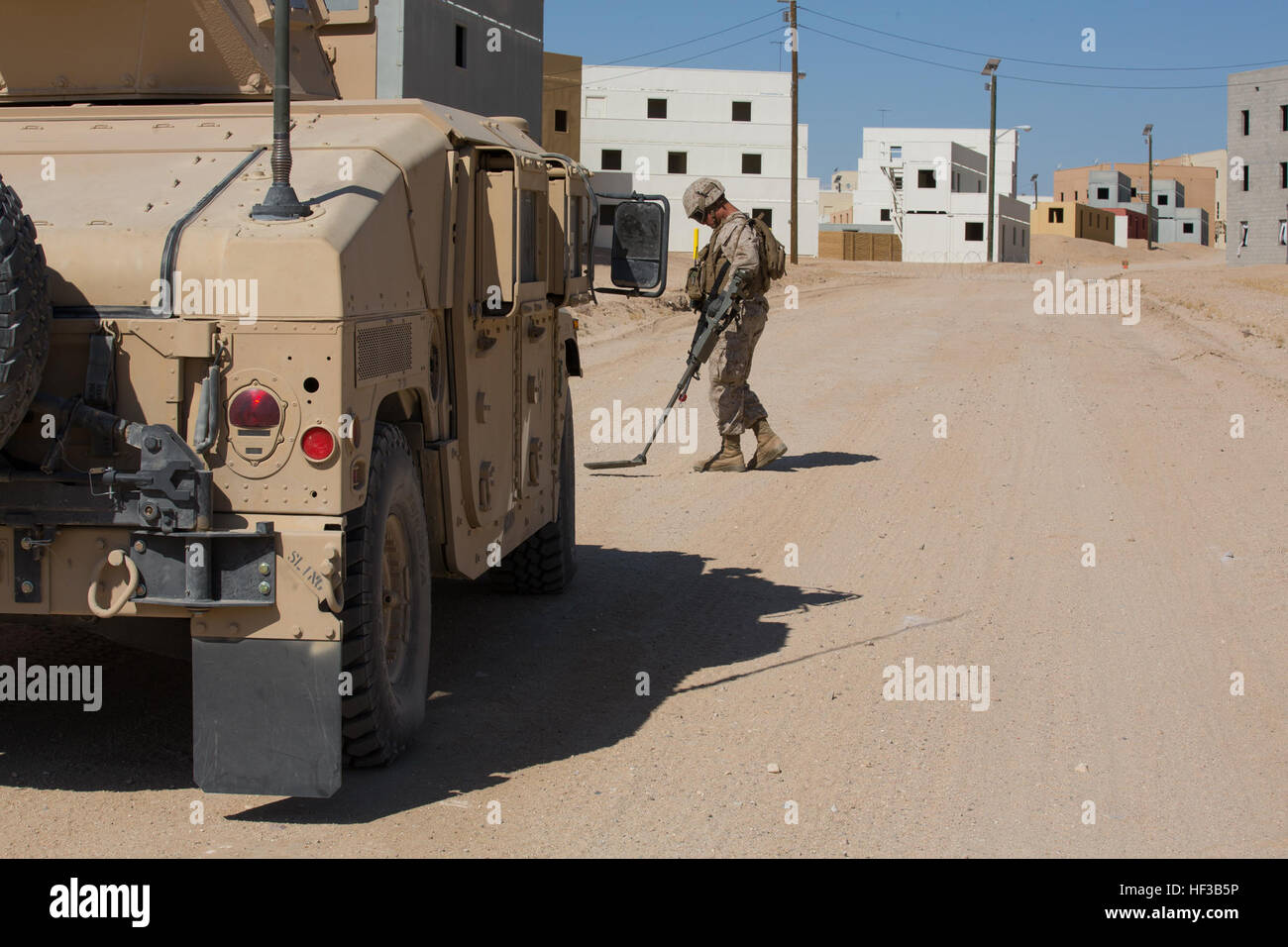 A U.S. Marine with Combat Logistics Battalion 6, Combat Logistics ...