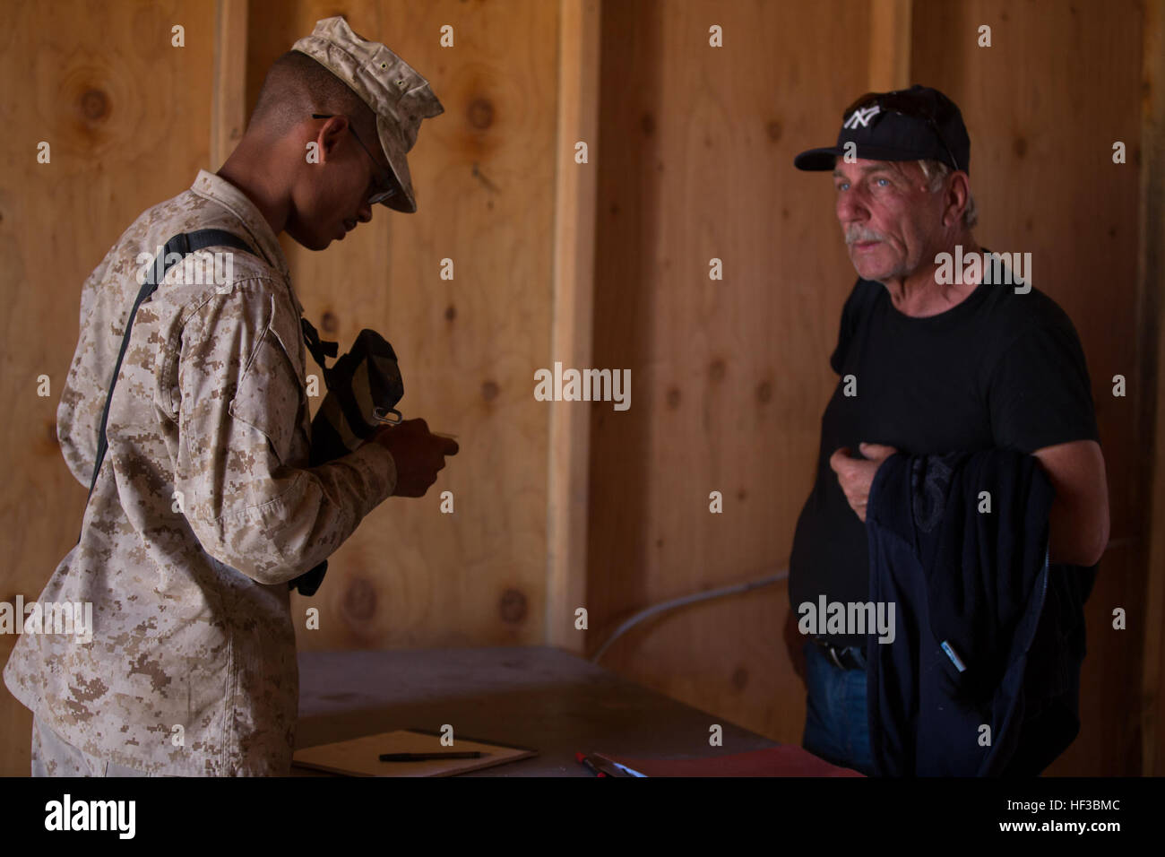 A U.S. Marine with Combat Logistics Battalion (CLB) 6, Combat Logistics ...