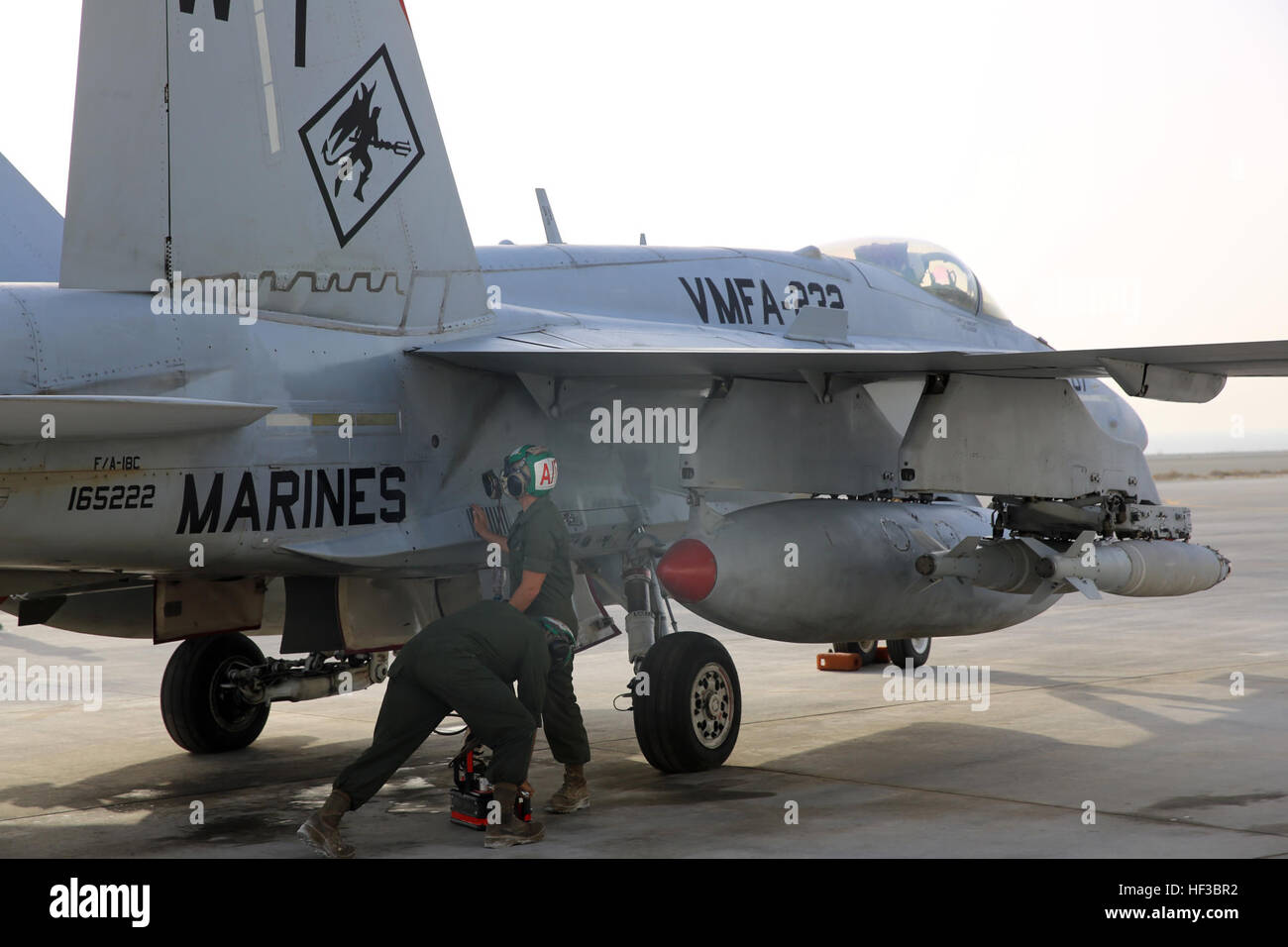 Airframe mechanics with Marine Fighter Attack Squadron 232, Special ...