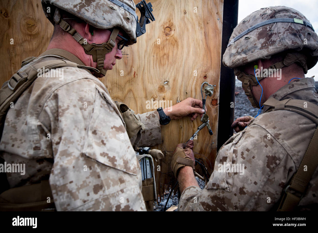 U.S. Marines attached to 1st Platoon, C Company, 1st Battalion, 3rd ...