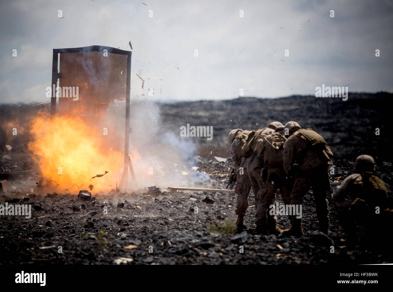 U.S. Marines attached to 1st Platoon, C Company, 1st Battalion, 3rd ...