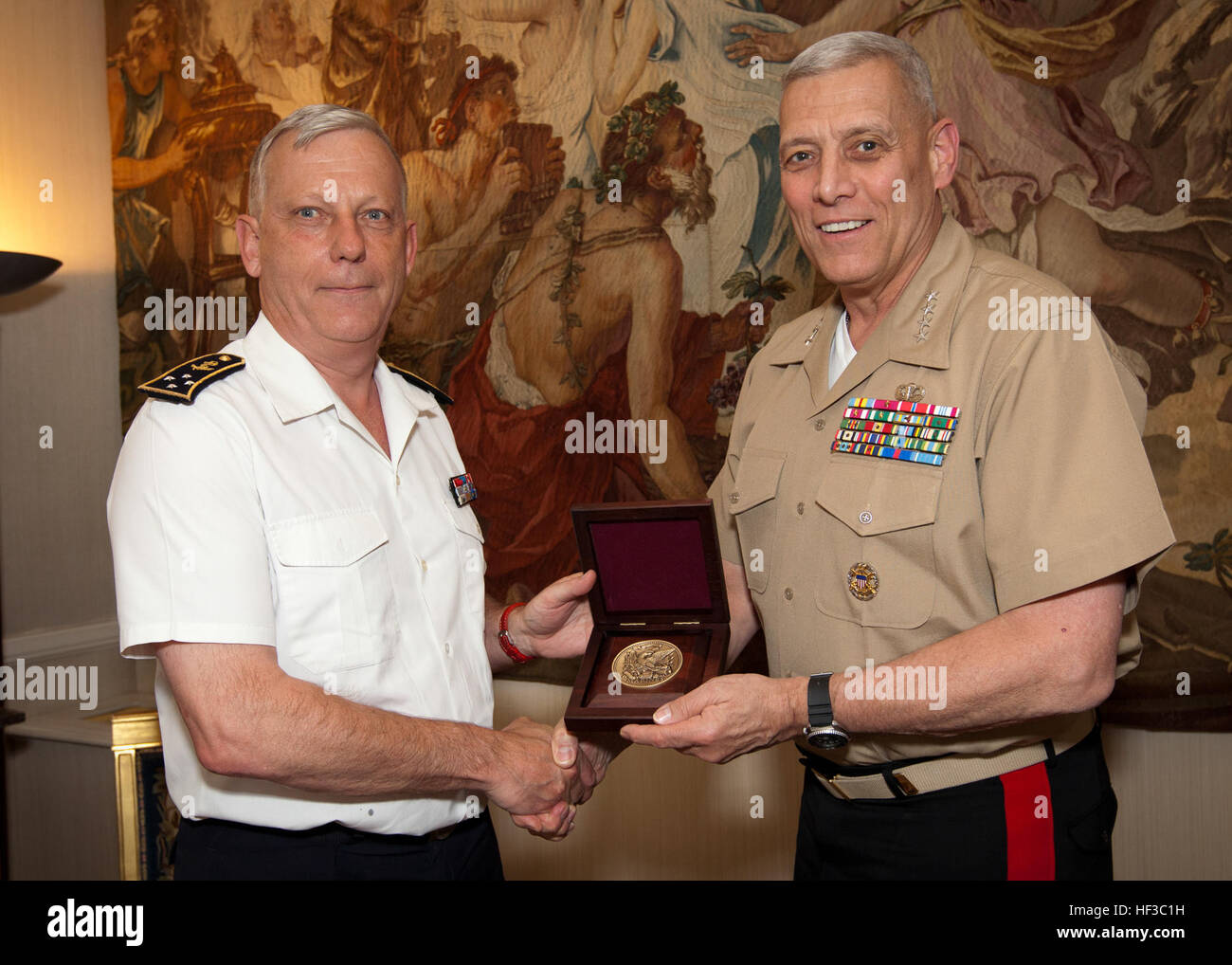 The Assistant Commandant of the U.S. Marine Corps, Gen. John M. Paxton ...