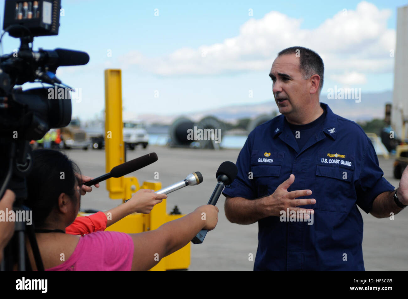 Capt. Shannon Gilreath, commanding officer of Coast Guard Sector ...
