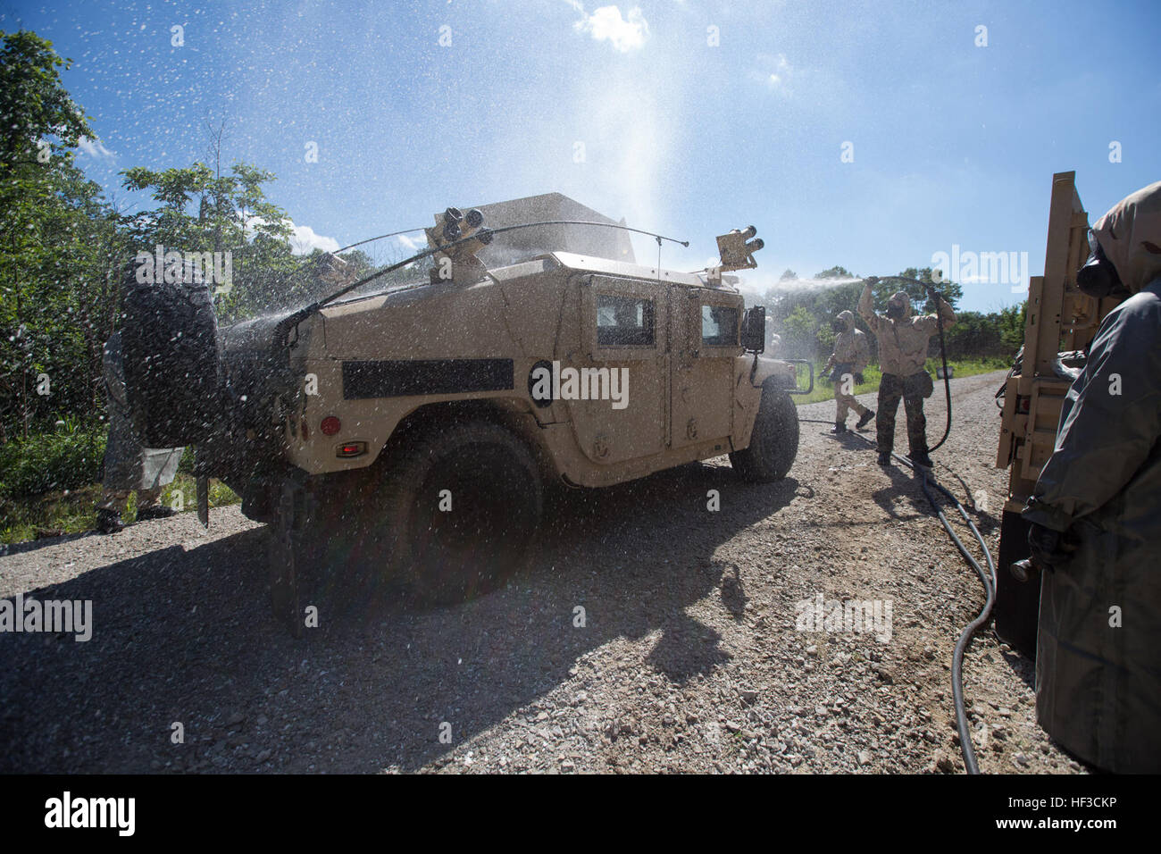 Soldiers assigned to the 3175th Chemical Company, 835th Combat ...