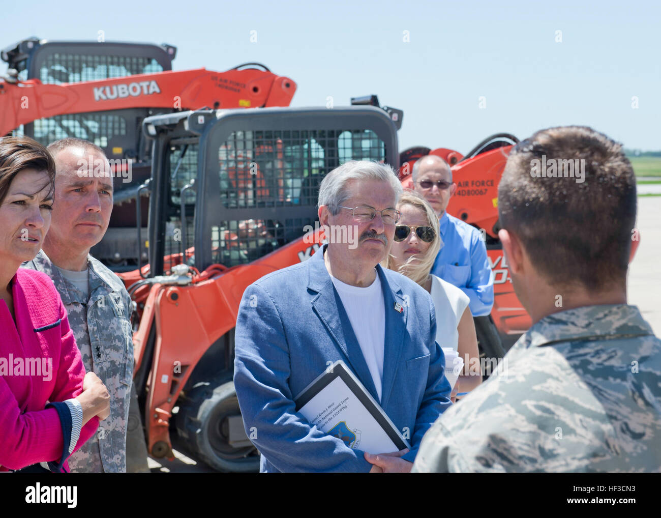 The 132nd Wing in Des Moines, Iowa, hosts state officials to showcase ...