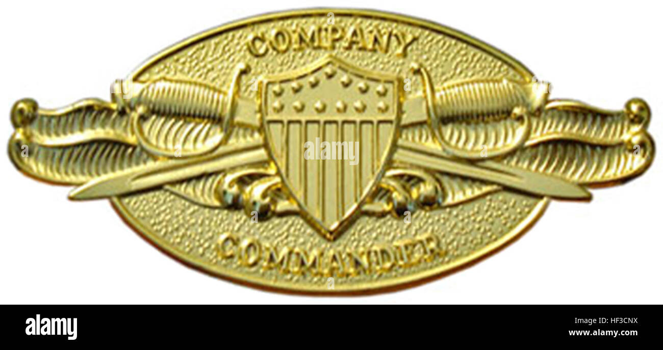 USCG - COMPANY COMMANDER Stock Photo - Alamy