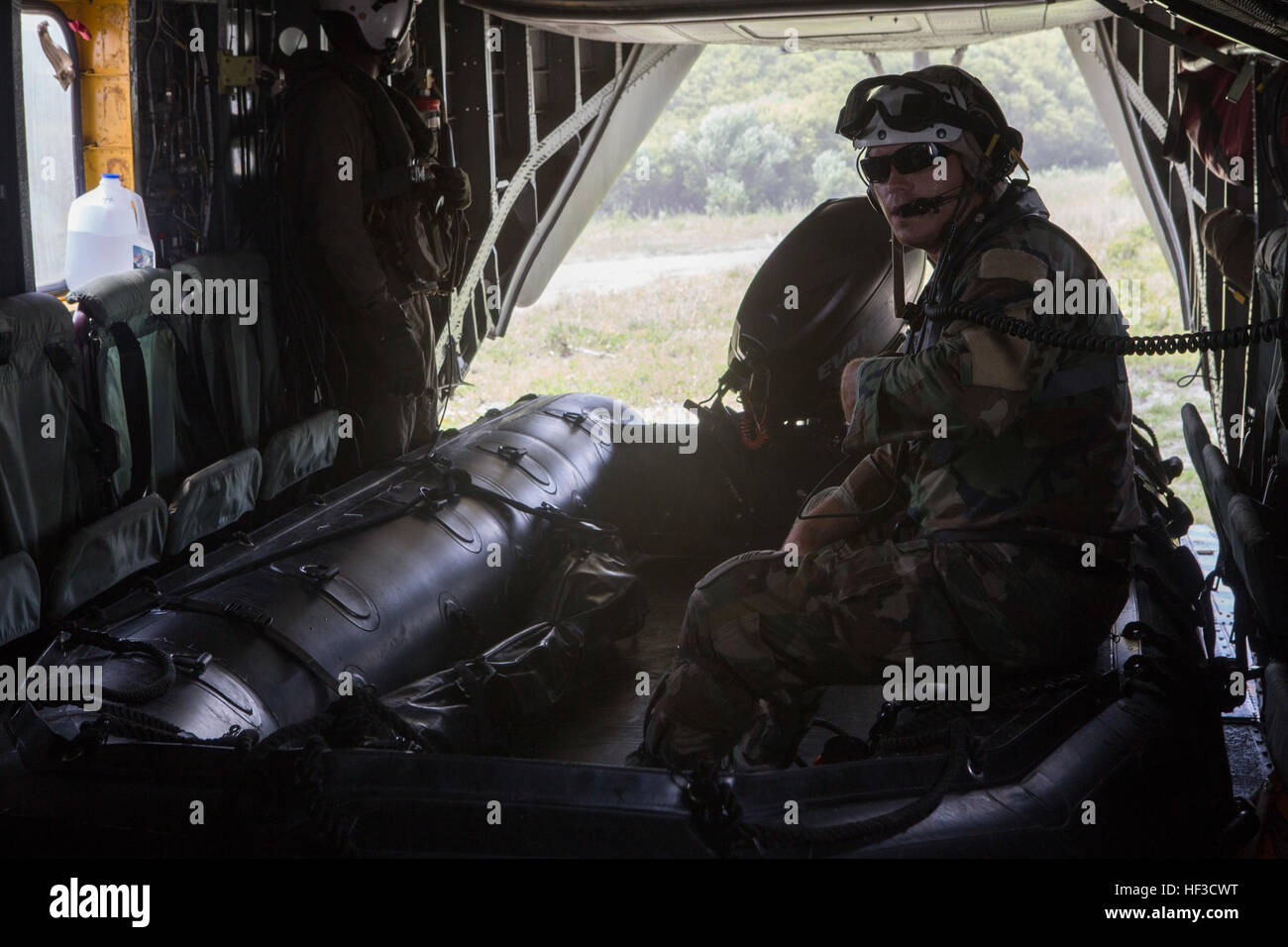 A U.S. Marine assigned to 3rd Marine Special Operations Battalion (MSOB ...