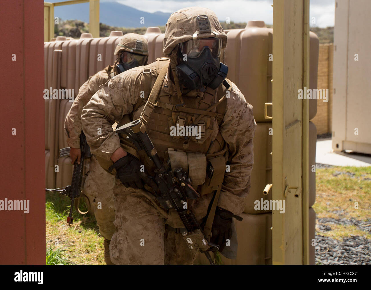 U.S. Marines attached to A Company, 1st Battalion, 3rd Marine Regiment ...