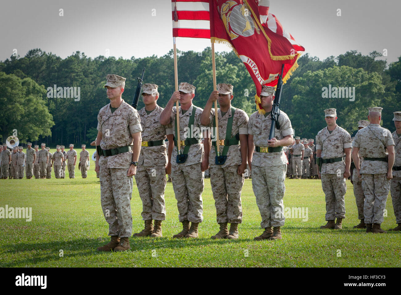 The School of Infantry-East conducts a Change of Command ceremony at ...