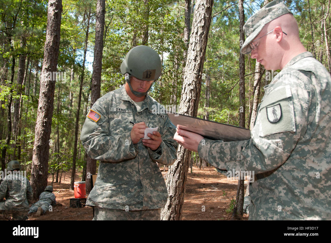 Soldiers participate in Phase One of Officer Candidate School (OCS ...