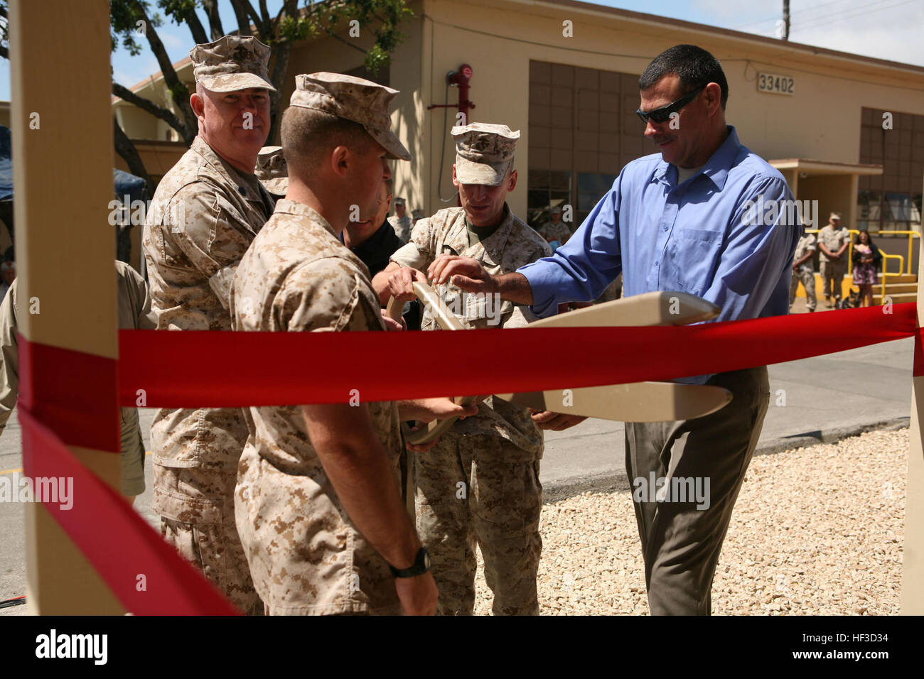 Col. Rudolph M. Janiczek, commanding officer of Headquarters Battalion ...