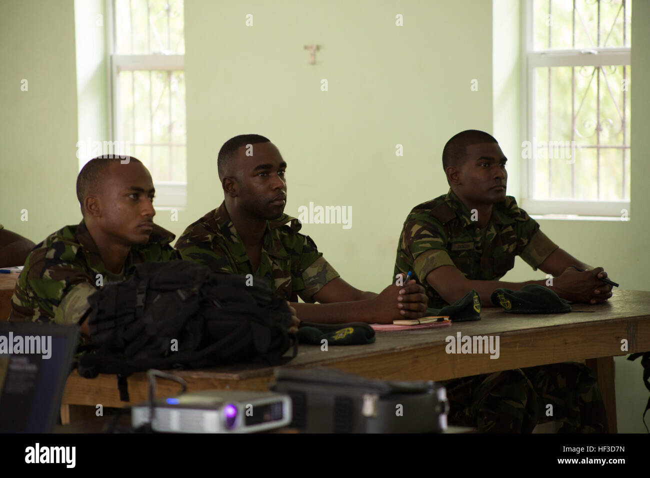 Special forces from Trinidad attend the Human Rights Awareness class in ...