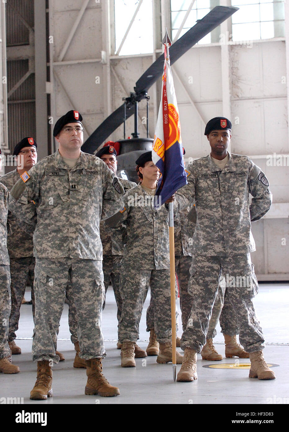 Georgia State Defense Force at attention Stock Photo - Alamy