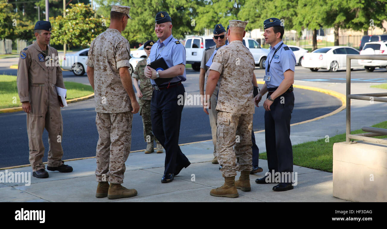 Col. Peter D. Buck and Col. Robert D. Cooper greet United Kingdom Royal ...