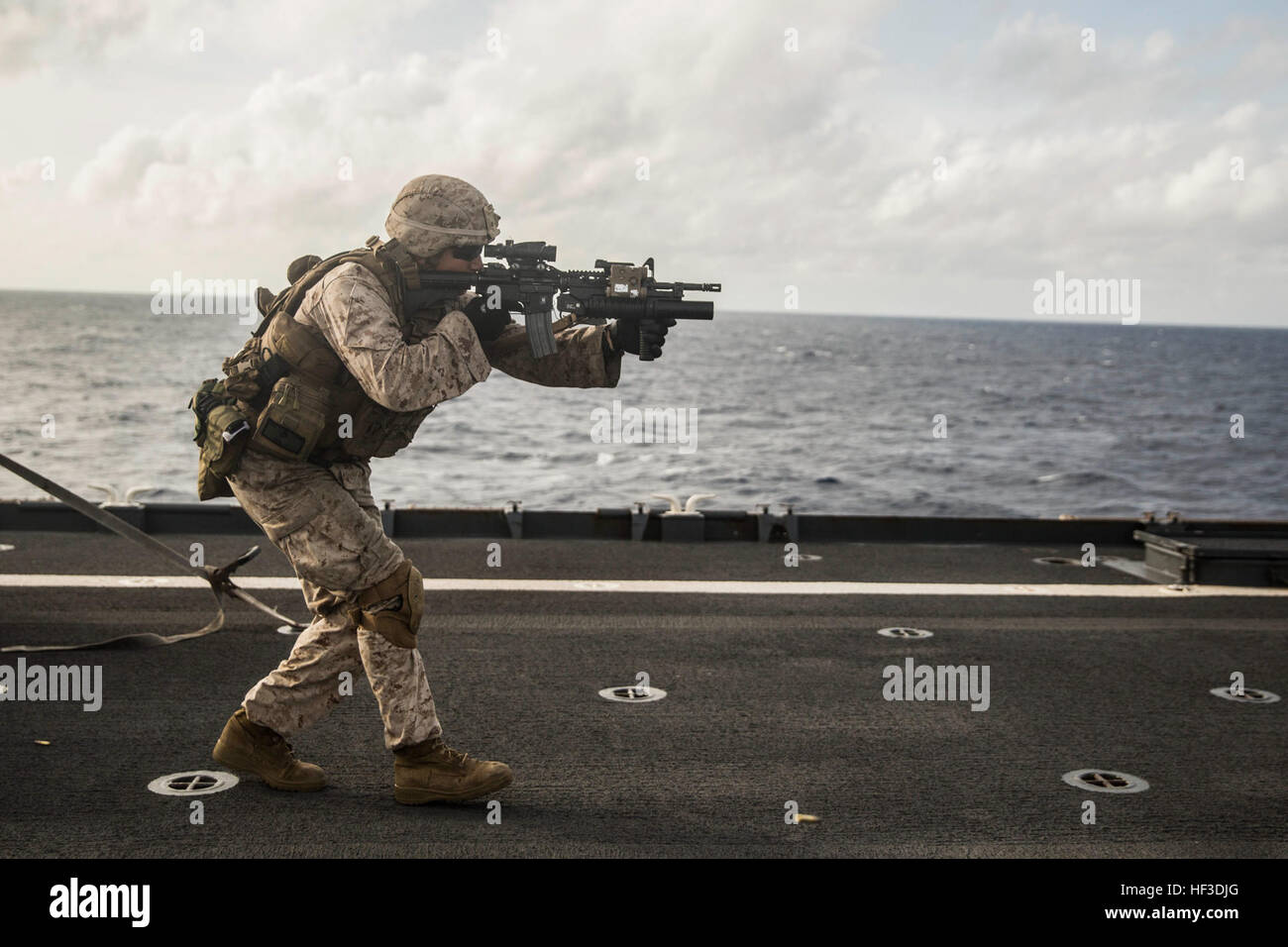 Marines from Kilo Company, 3rd Battalion, 1st Marine Regiment, 15th MEU ...