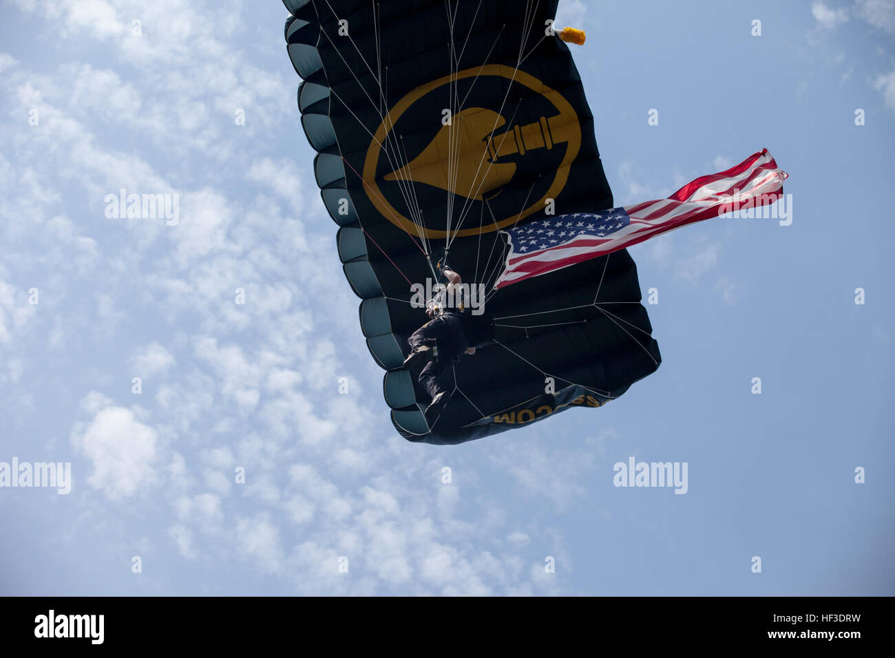 USSOCOM Parachute Demonstration Team "Para-Commandos" perform a ...